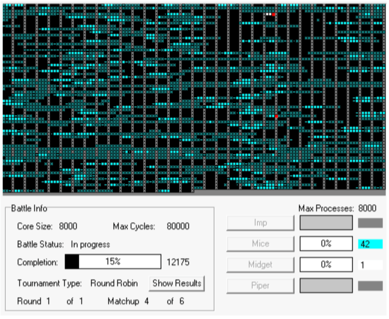 Core War: Two Programs Enter, One Program Leaves