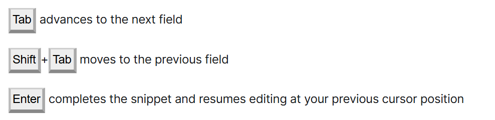 Code Snippets in VS.NET 2005